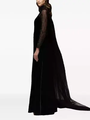 THA SEEN Sequin-embellished Maxi Dress