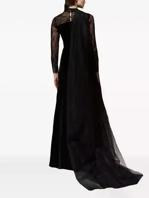 THA SEEN Sequin-embellished Maxi Dress