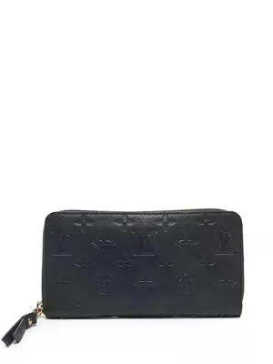 LOUIS VUITTON Zippy Monogram Empreinte Wallet - Blue
