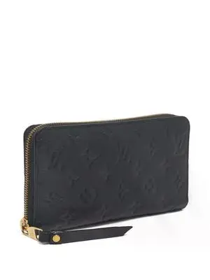 LOUIS VUITTON Zippy Monogram Empreinte Wallet - Blue