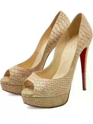 Christian Louboutin Embossed Pumps