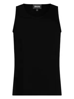 Zegna Crew-neck Sleeveless Top