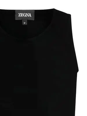 Zegna Crew-neck Sleeveless Top