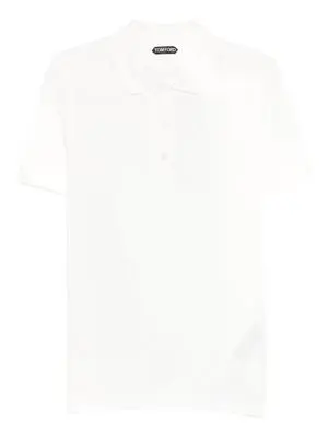 TOM FORD Short-sleeve Polo Shirt - White