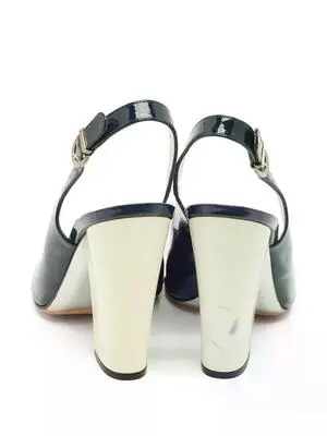 Casadei Patent Leather Slingback Sandals