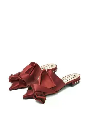 N°21 Knot Satin Mules