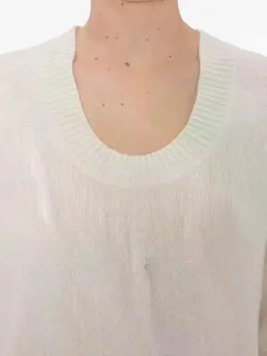 Loulou De Saison U-neck Ribbed Sweater