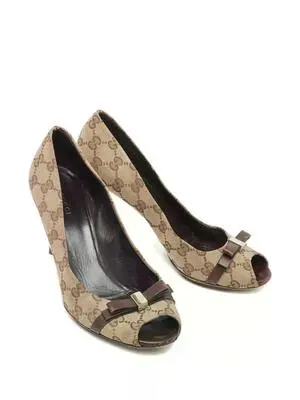 Gucci Canvas Pumps