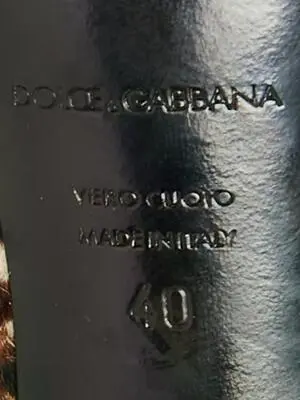 Dolce & Gabbana Leopard Print Pony Hair Pumps