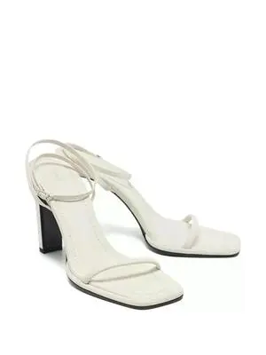 THE ROW 100mm Block-heel Square-toe Sandals