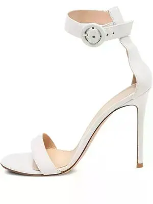 GIANVITO ROSSI 110mm Buckle Leather Sandals