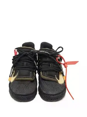 Nike X Off White Air Presto Lace-up Sneakers - Black