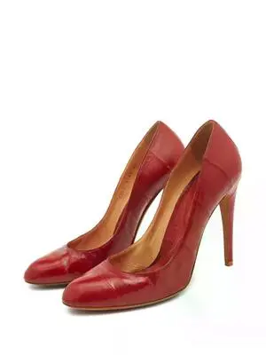 SERGIO ROSSI Eel Leather Pumps