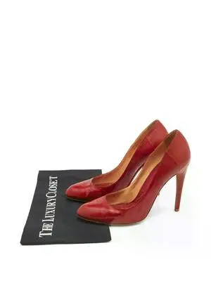SERGIO ROSSI Eel Leather Pumps