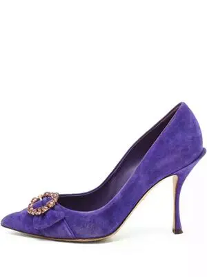 Dolce & Gabbana 100mm Suede Pointed-toe Pumps