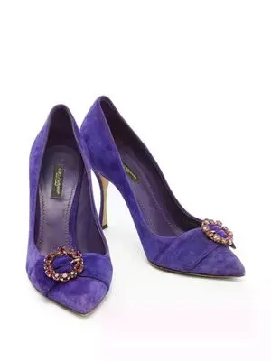 Dolce & Gabbana 100mm Suede Pointed-toe Pumps