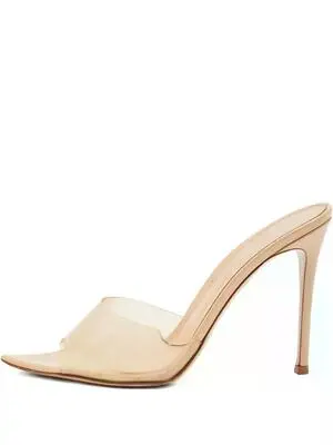 GIANVITO ROSSI Elle Patent Leather And Pvc Sandals