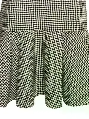Polo Ralph Lauren Houndstooth Flared Dress - Black