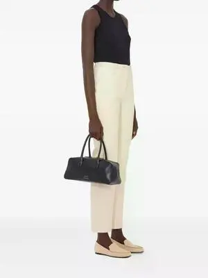 Loulou De Saison Straight Leg Lambskin Trousers
