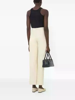 Loulou De Saison Straight Leg Lambskin Trousers