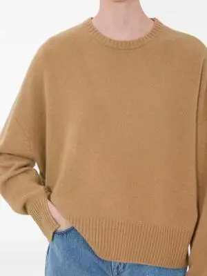 Loulou De Saison Anton Crew-neck Sweater - Neutrals