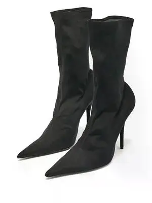 Balenciaga 110mm Knife Ankle Boots - Black