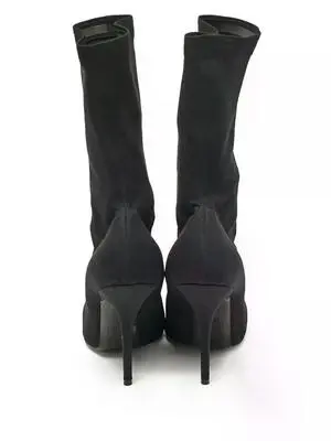Balenciaga 110mm Knife Ankle Boots - Black