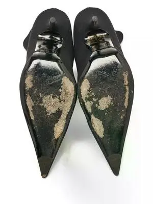 Balenciaga 110mm Knife Ankle Boots - Black