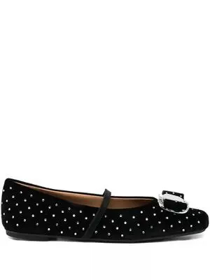 FERRAGAMO Vara Buckle Ballet Flats