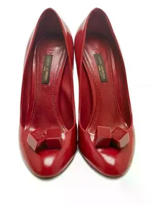 LOUIS VUITTON Dice Leather Pumps