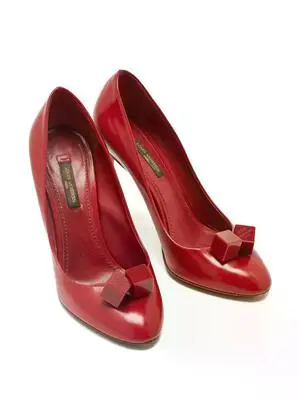 LOUIS VUITTON Dice Leather Pumps