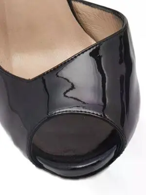 NICHOLAS KIRKWOOD Patent Leather Peep-toe Pumps