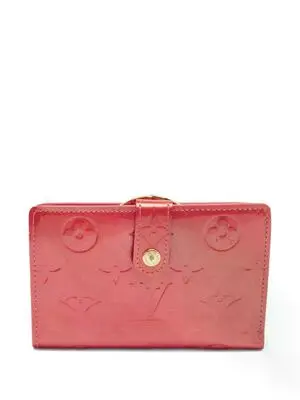 LOUIS VUITTON Framboise-monogram Leather Wallet - Pink