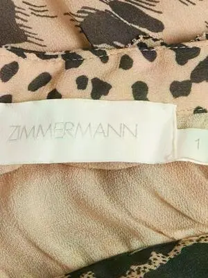 Zimmermann Leopard-print Mini Dress