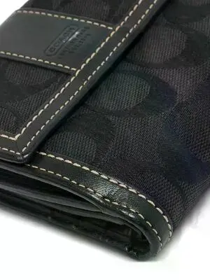 COACH VINTAGE Logo-detail Flap Wallet