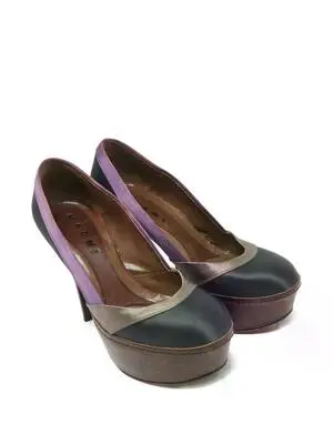 Marni Platform Satin Pumps