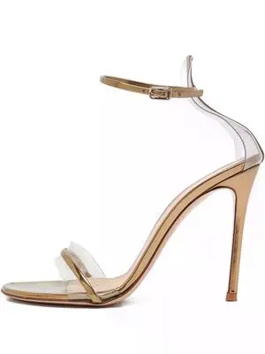 GIANVITO ROSSI Leather Clear-strap Sandals