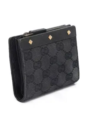 Gucci Canvas Stud Wallet
