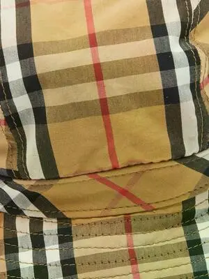 Burberry Check Pattern Bucket Hat