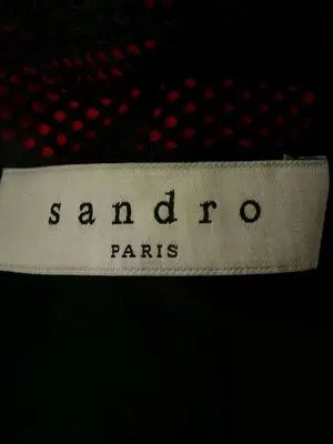 Sandro Mesh-detailed Mini Dress