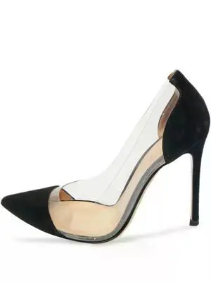 GIANVITO ROSSI Panelled Pumps - Black