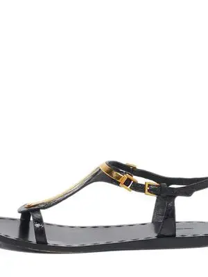 TOM FORD Croc-embossed Leather Sandals