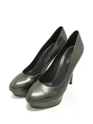 SERGIO ROSSI Patent Leather Platform Stiletto Pumps