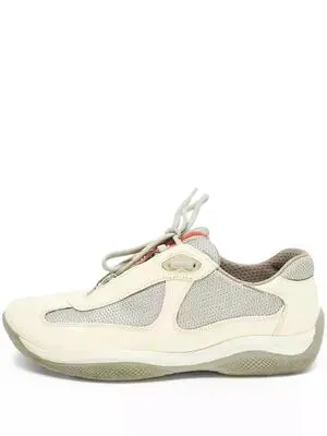 Prada Tie Fastening Sneakers For Women