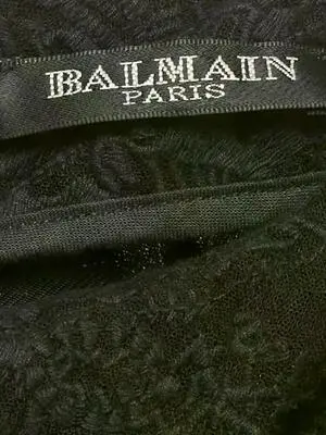 Balmain Jacquard Zip Mini Dress