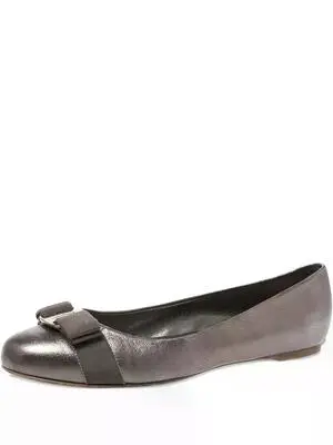 FERRAGAMO Vara Bow Leather Flats