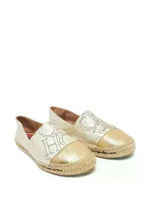 Carolina Herrera Leather Espadrille