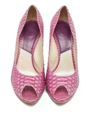 Dior 110mm Miss Peep-toe Pumps - Pink