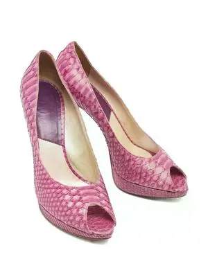 Dior 110mm Miss Peep-toe Pumps - Pink