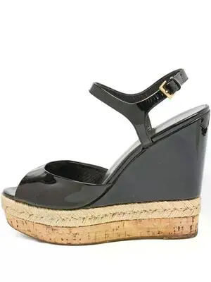 Gucci Peep-toe Wedge Sandals